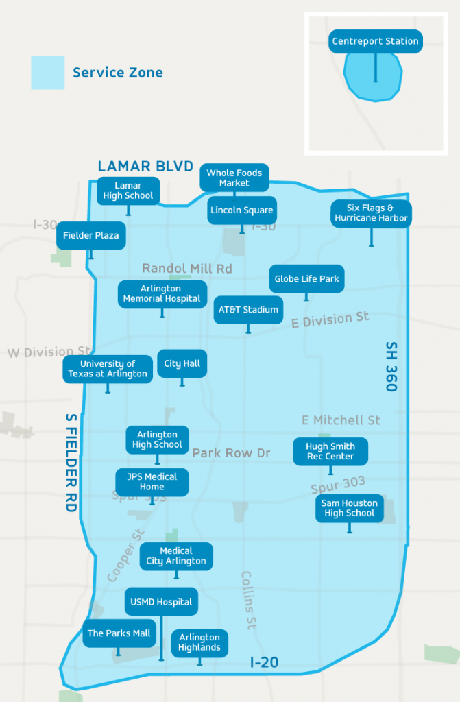 Arlington, Via Announce Expanded Rideshare Service Area - Arlington ...
